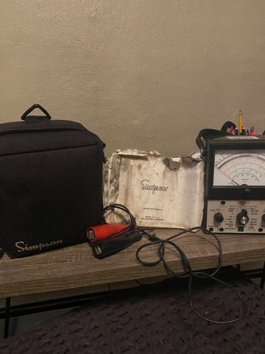 Vintage Simpson VOM Meter TS 111 Series 3 | eBay