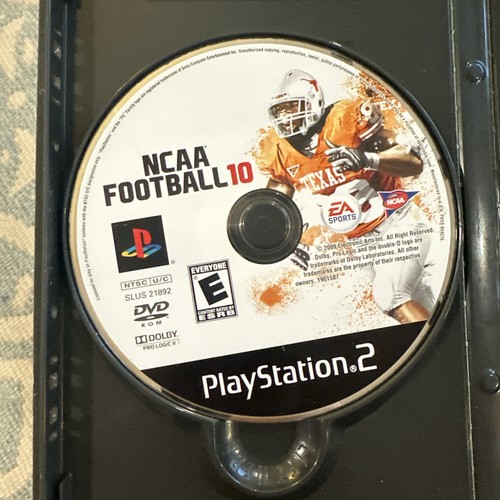 NCAA Football 10 PS2 Tested (Sony PlayStation 2, 2009) Disc Only ...