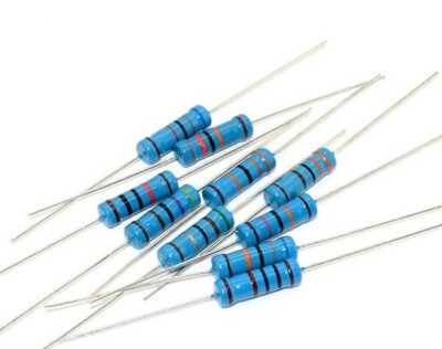 200PCS 1W 1R~1M 1% Metal film resistor 10R 100R 220R 1K 1.5K 2.2K 4.7K ...