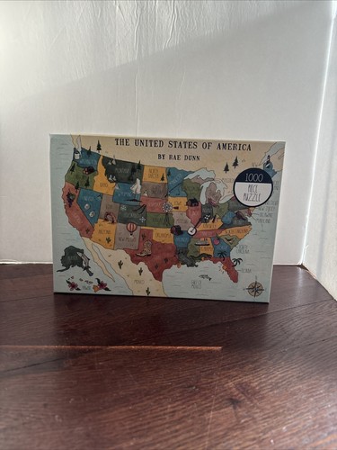 United States of America USA 1000 Pieces Color Jigsaw Puzzle By Rae ...