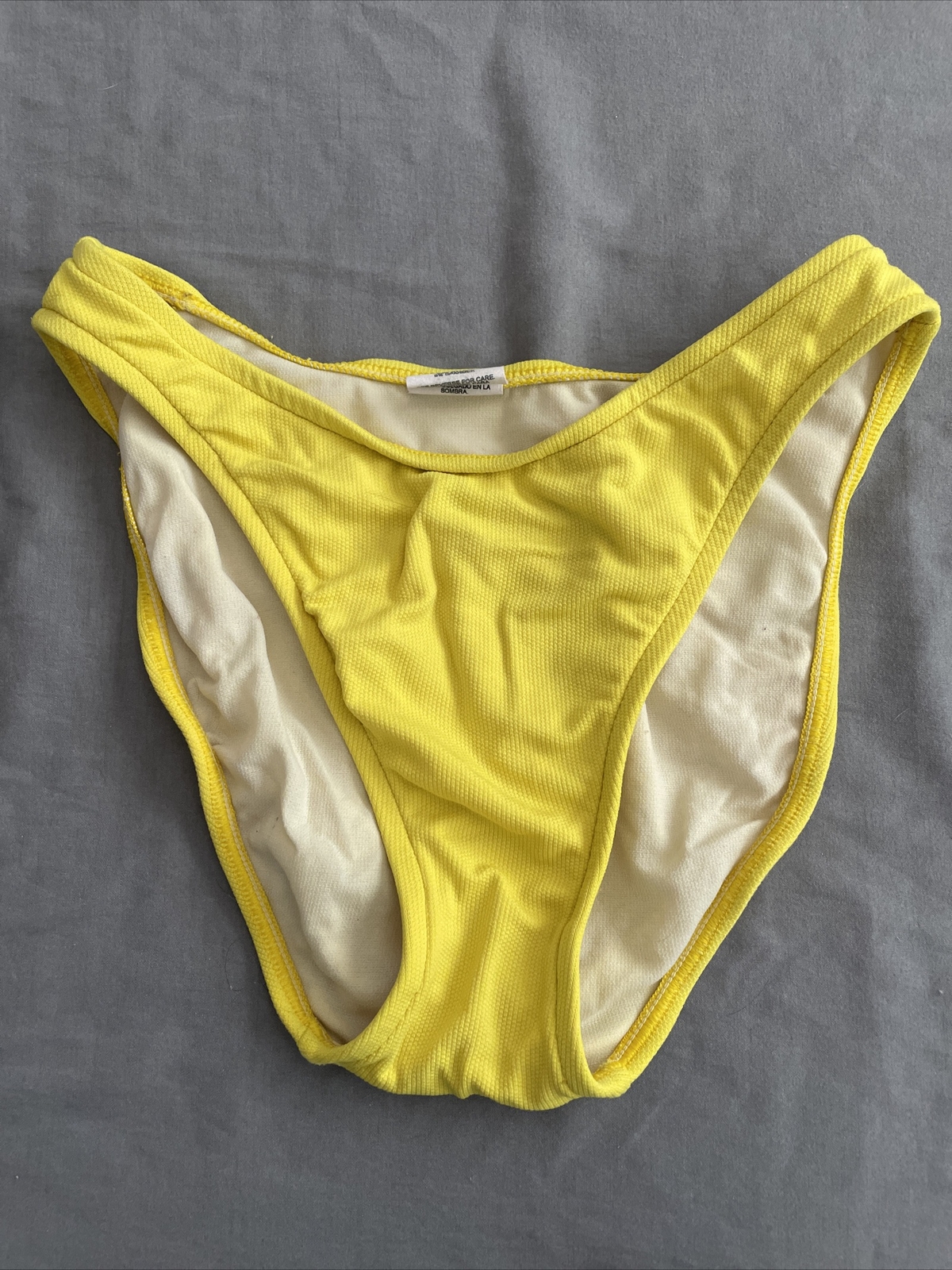 YELLOW BIKINI SWIM BOTTOM - SMALL - Gem