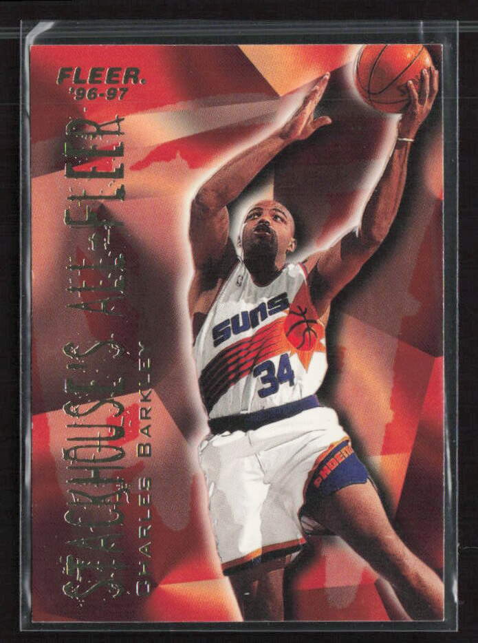 1996 Fleer #1 Charles Barkley Stackhouse Excellent | eBay