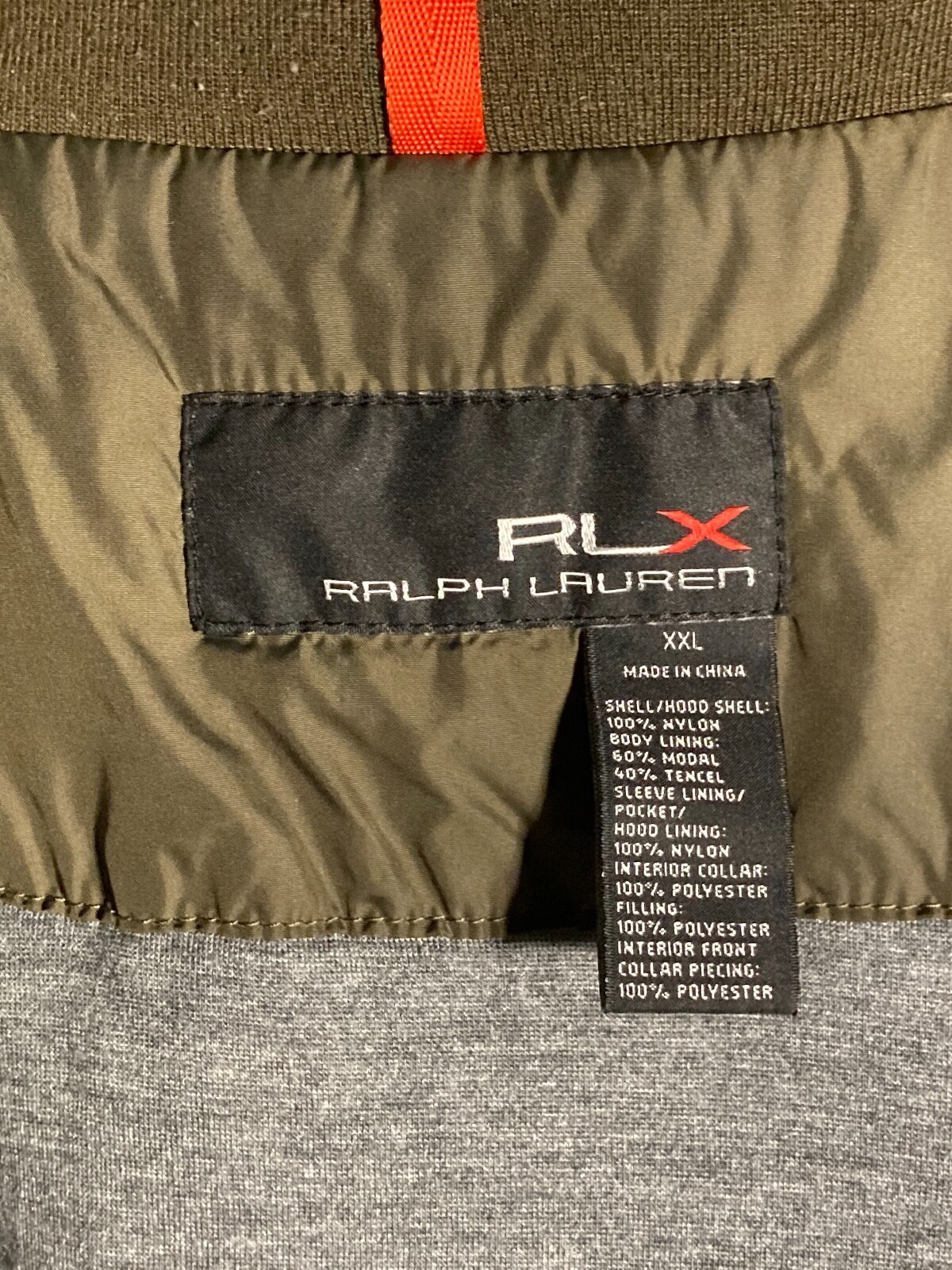 Vntg Polo Sport Ralph Lauren RLX Nylon Jacket Men's Dark Olive Green ...