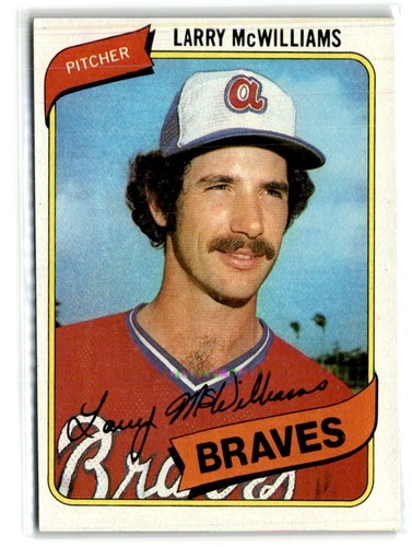 1980 Topps Baseball #309 Larry McWilliams Atlanta Braves | eBay