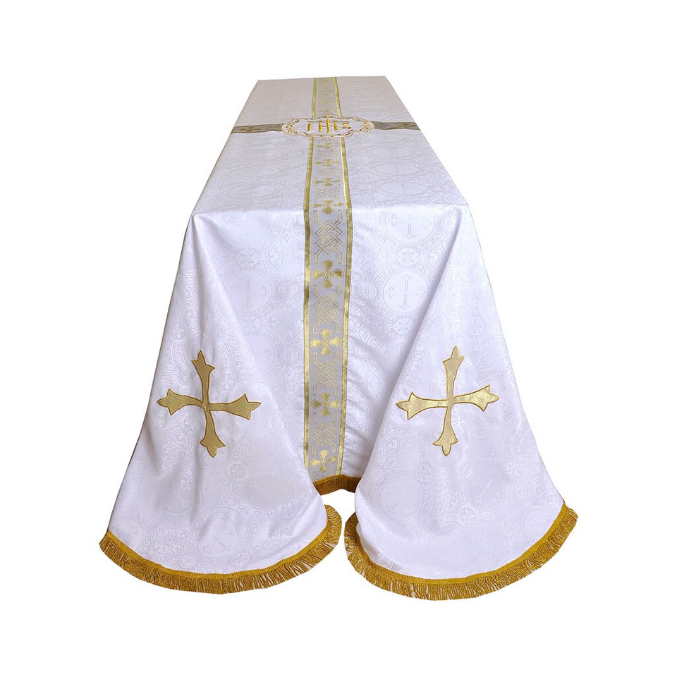 White Funeral Pall Size - 8'x12' Lined Catholic Requiem mass ,Funeral ...