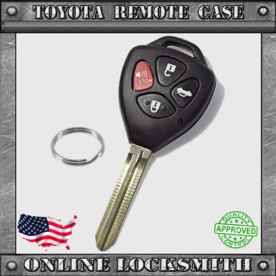 Remote key Shell Replacement For Toyota Corolla 2009-2013 4 Buttons FOB ...