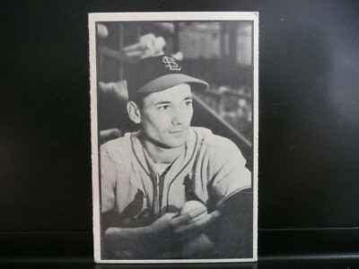 1953 Bowman B&W Baseball Card #16 Stu Miller - St. Louis Cardinals VG+ ...