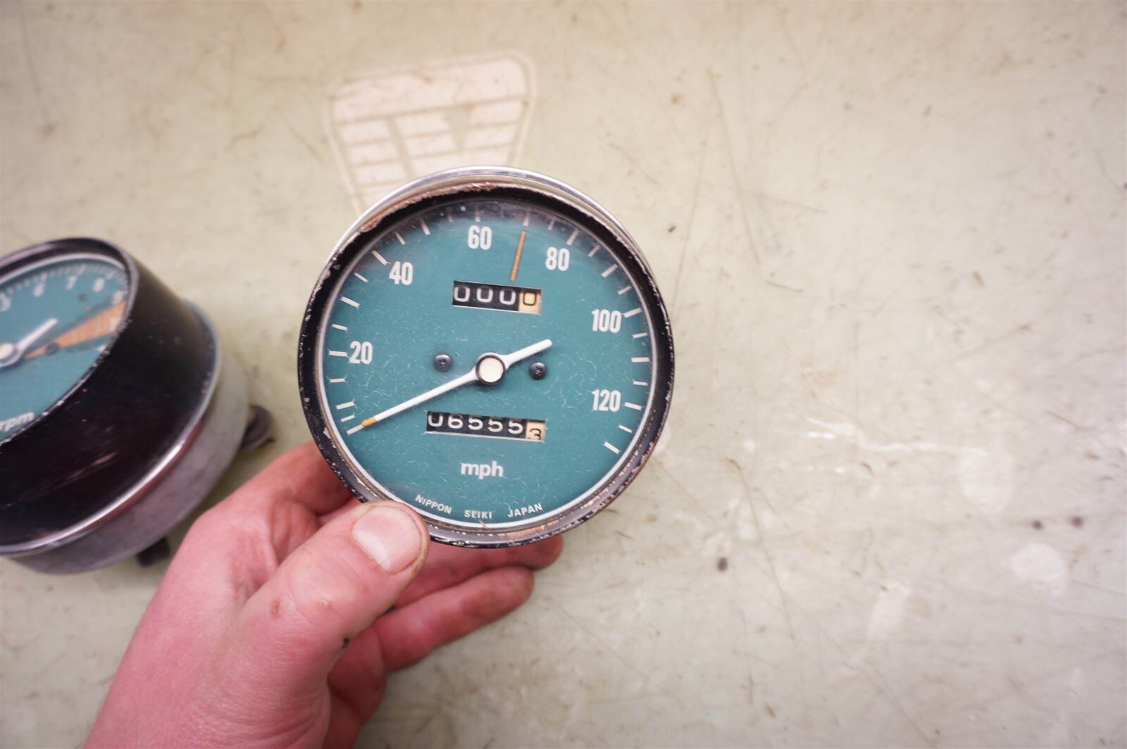 1974-76 Honda CB550K Four Cb550 550 *2228 Gauges Speedometer Tachometer ...