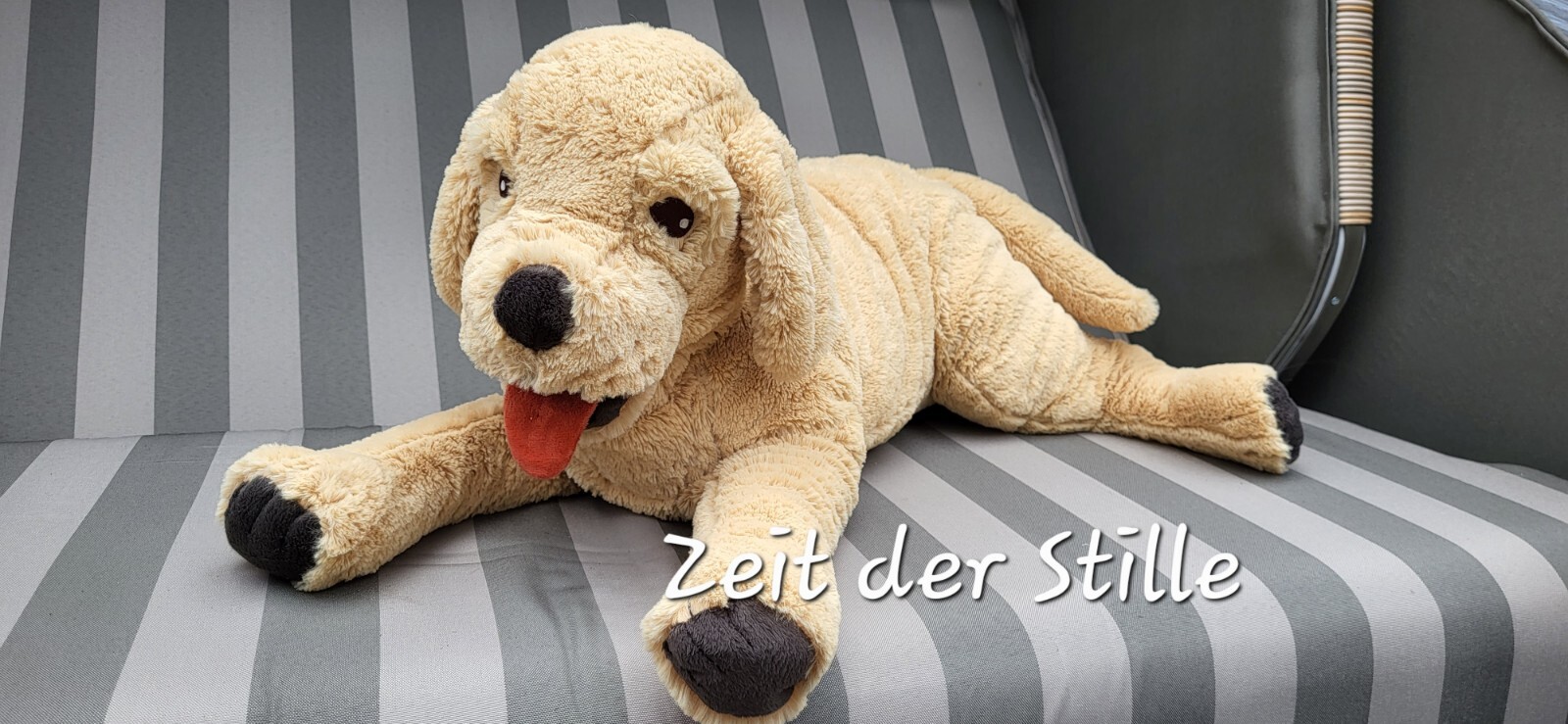 IKEA GOSIG Golden Retriever Hund Stofftier Stoffhund XXL 70 cm beige ...