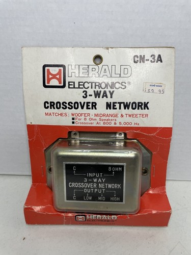 Herald electronics 3-Way Crossover Network 8 ohm 30 Watt CN-3A New Old ...