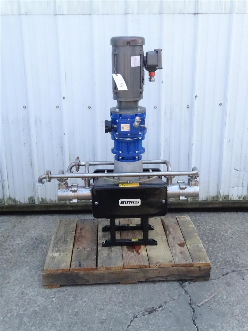 Binks E2 Electric Smart Pump, 1HP 230/460v, 1" Sanitary Connections ...