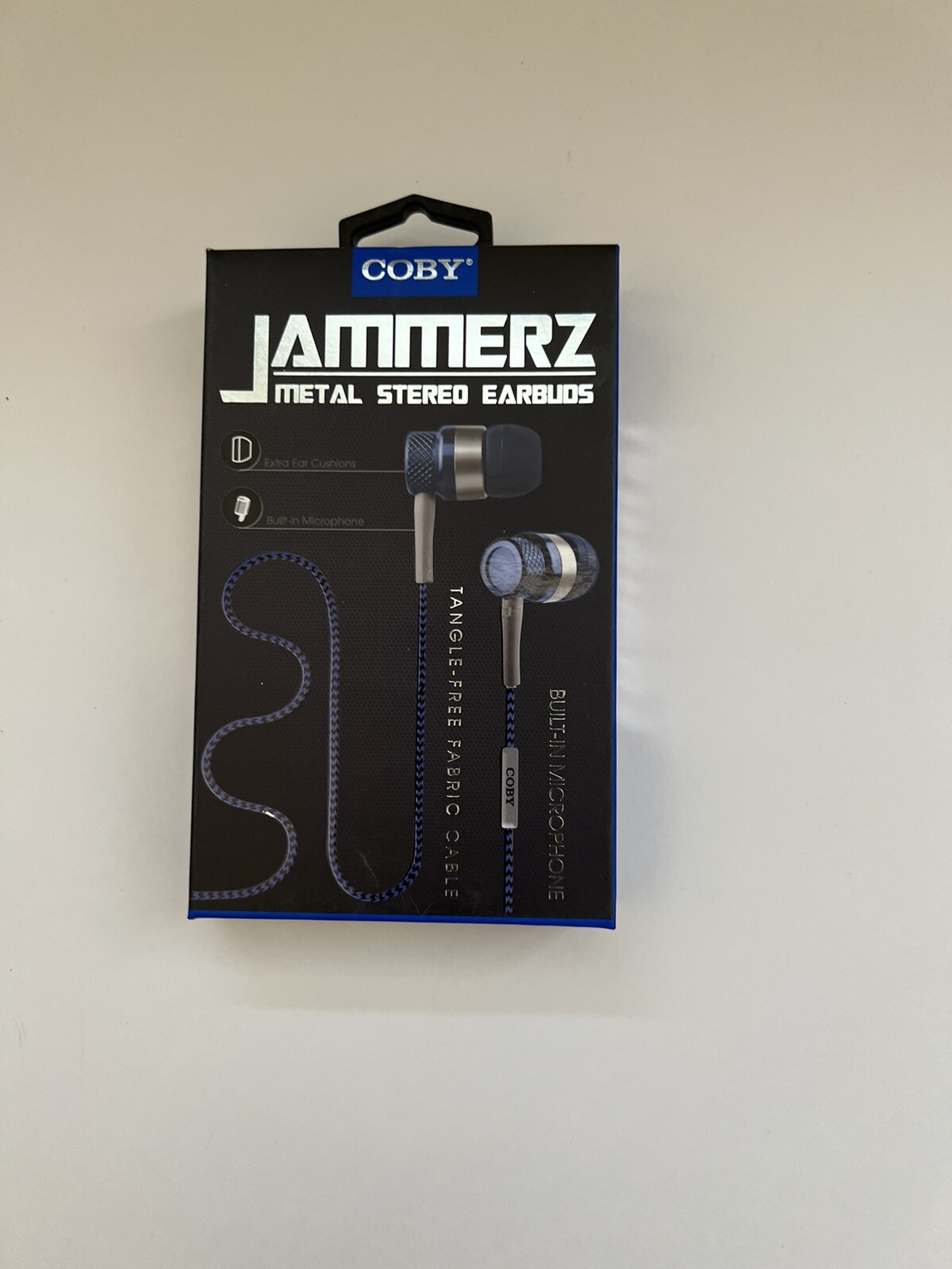 New Coby CVE-200 Jammerz Metal Stereo Earbuds With built-in Microphone ...