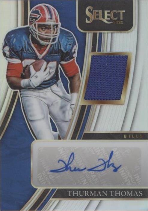 2021 Panini Select - Signature Memorabilia Thurman Thomas #SMP-TTH /99 ...