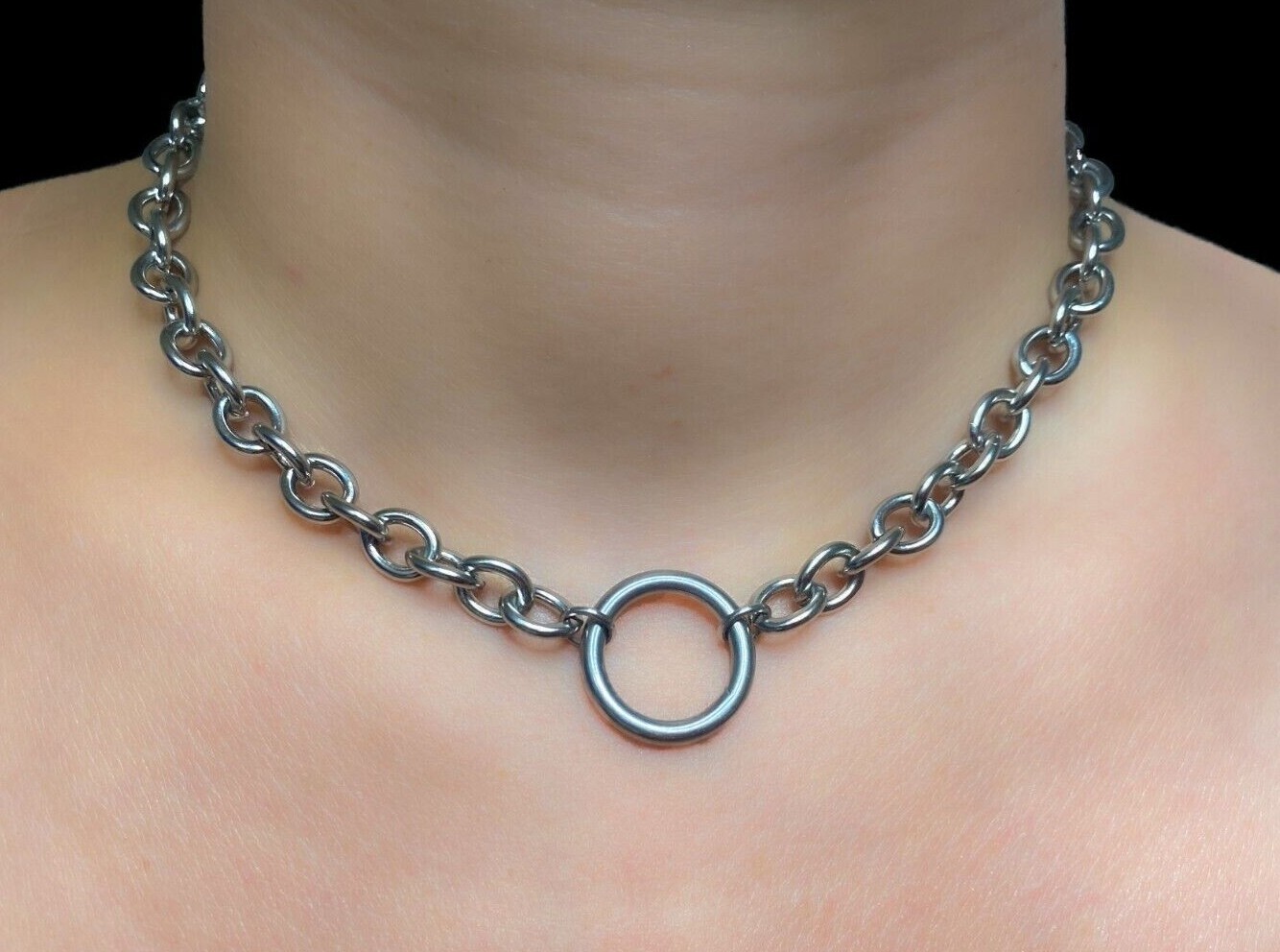 BDSM Day Collar Choker Discreet Jewelry Necklace Kink Submissive | eBay