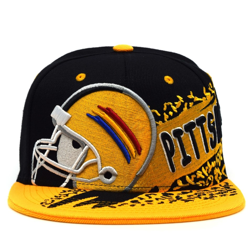 Pittsburgh New City Rage Helmet Football PIT Embroidery Snapback Hat ...