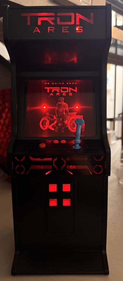 ON Hand Tron Ares Retro Arcade Popcorn Bucket | eBay
