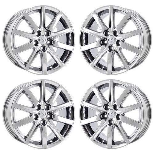 17" Lexus GS300 PVD Bright Chrome Wheels-C Rims Factory OEM 74185 ...