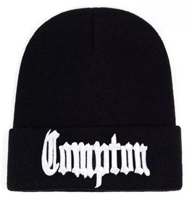 COMPTON BEANIE | HAT | Hip Hop | Westside | BLACK | Rap | Drill ...