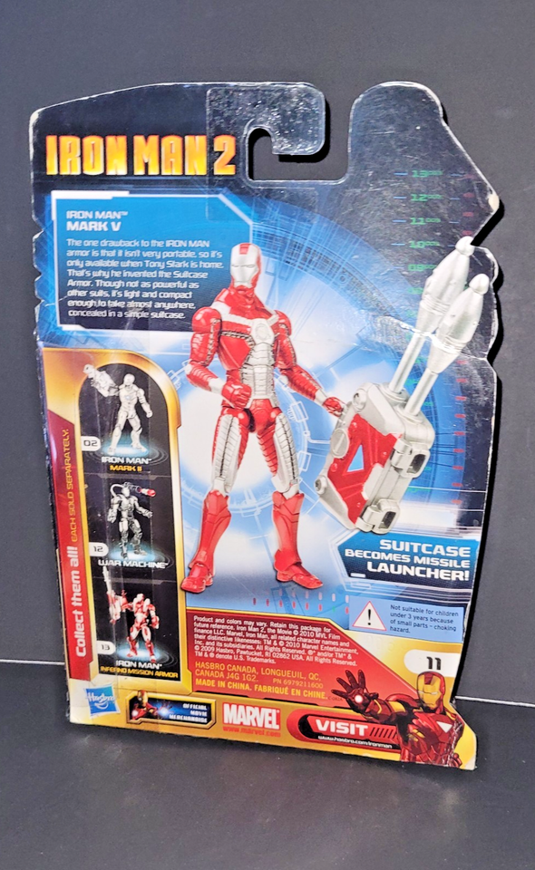 3.75" MARVEL LEGENDS Tony Stark IRON MAN Mark V MK Five new MOC from ...