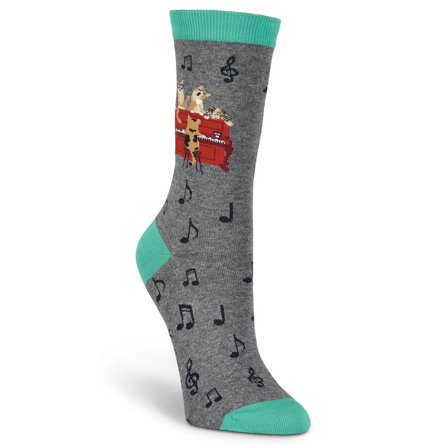 Singing Cat with Piano Socks - KBWS19H206 | eBay