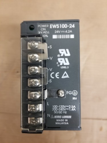 Nemic-lambda Nemic Lambda Ews100-24 EWS10024 Power Supply 24v 4.2a for sale online | eBay