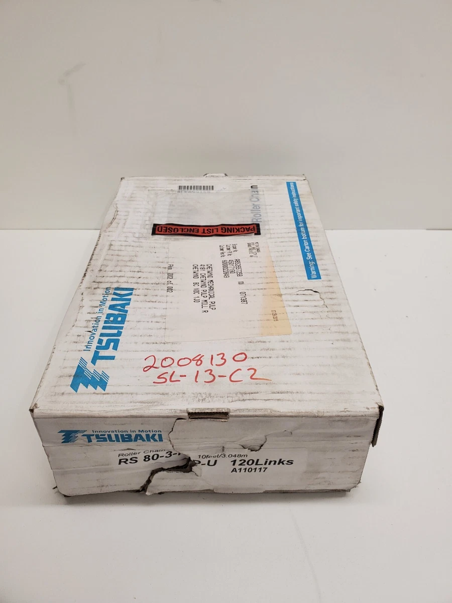 Tsubaki RF 80 RP Roller Chain, 10 Feet IMS Supply, 60% OFF