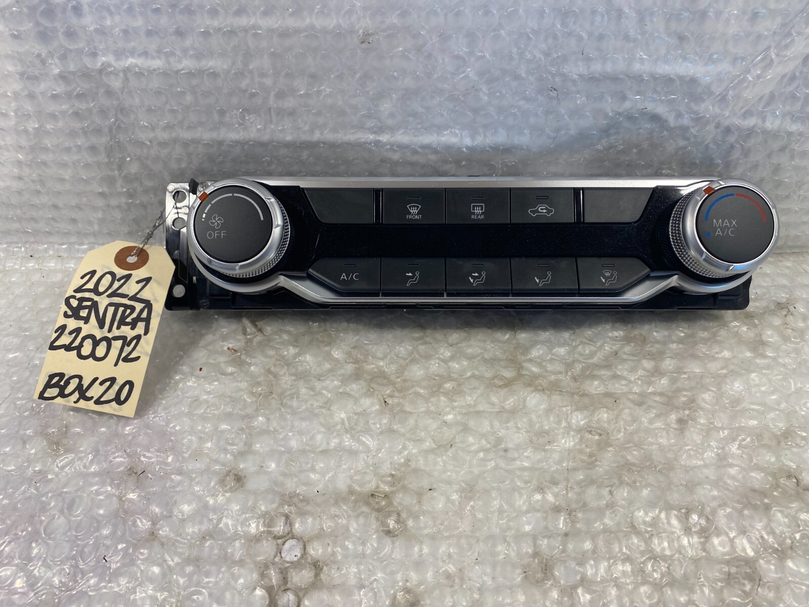 2022 Nissan Sentra Temperature Ac Heater Climate Control Oem Sedan ...