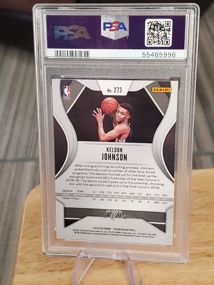 2019 Panini Prizm Keldon Johnson Rookie Card PSA 10 | eBay