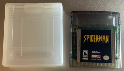 Original Marvel Spiderman Nintendo Gameboy Color GBC Game Cartridge ...