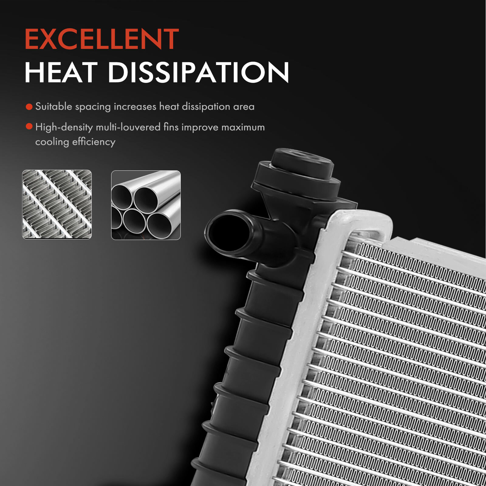 Cooling Radiator for Tesla S 2016 2017 2018 2019 2020 2021 Electric ...