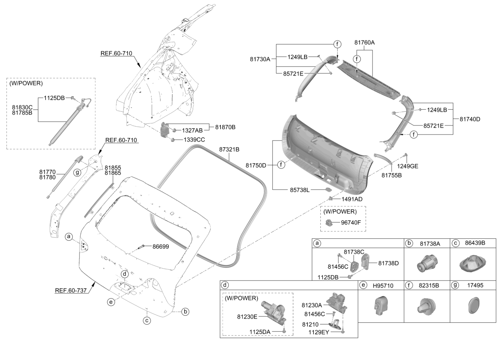 GENUINE NEW T/GATE STRIKER ASSY SUITS KIA NIRO EV 2022-ONWARDS | eBay