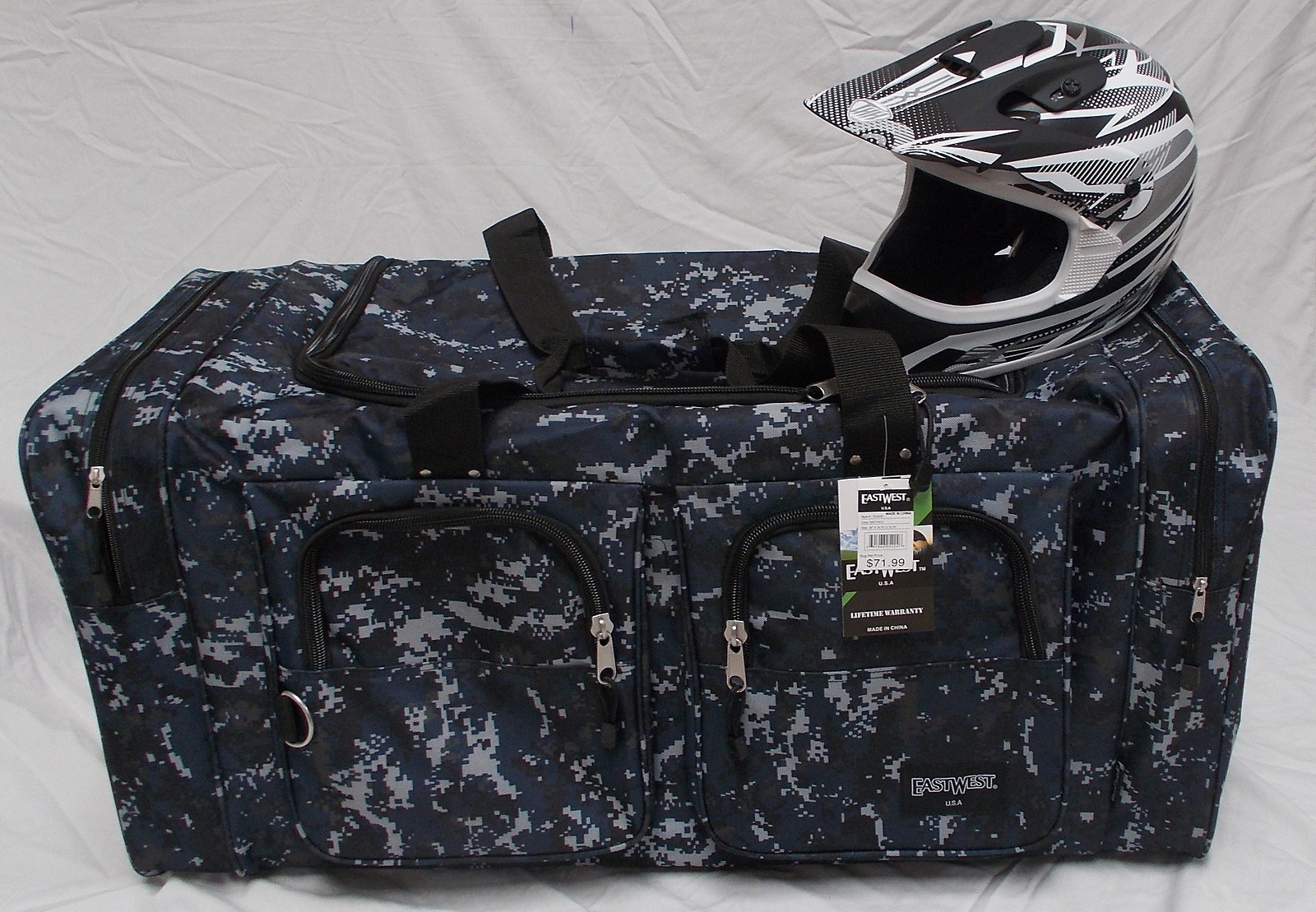 XL Moto x atv mx gear bag motocross off road mx snowmobile digital navy ...