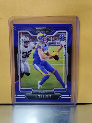 2021 Panini Playbook Jacob Harris Rookie Card RC #138 Los Angeles Rams ...