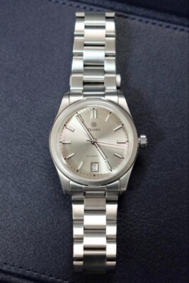 Traska Commuter Automatic Date Watch Silver Dial Sapphire Glass Used ...