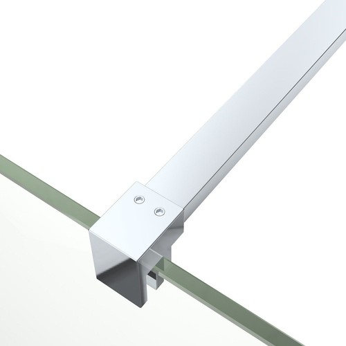 Modern 800mm Walk In Wet Room Shower Screen Return Panel Easy Clean 8mm ...