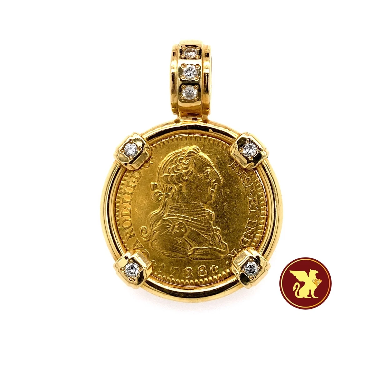 1788 2 Escudo Gold Coins