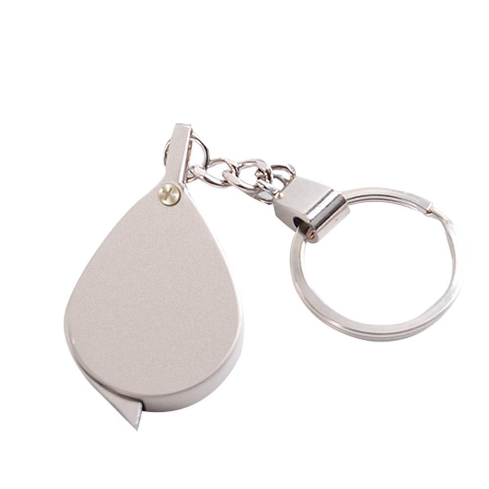 Mini HD Folding Magnifiers Magnifying Glass Lens Key Chain Magnifiers ...