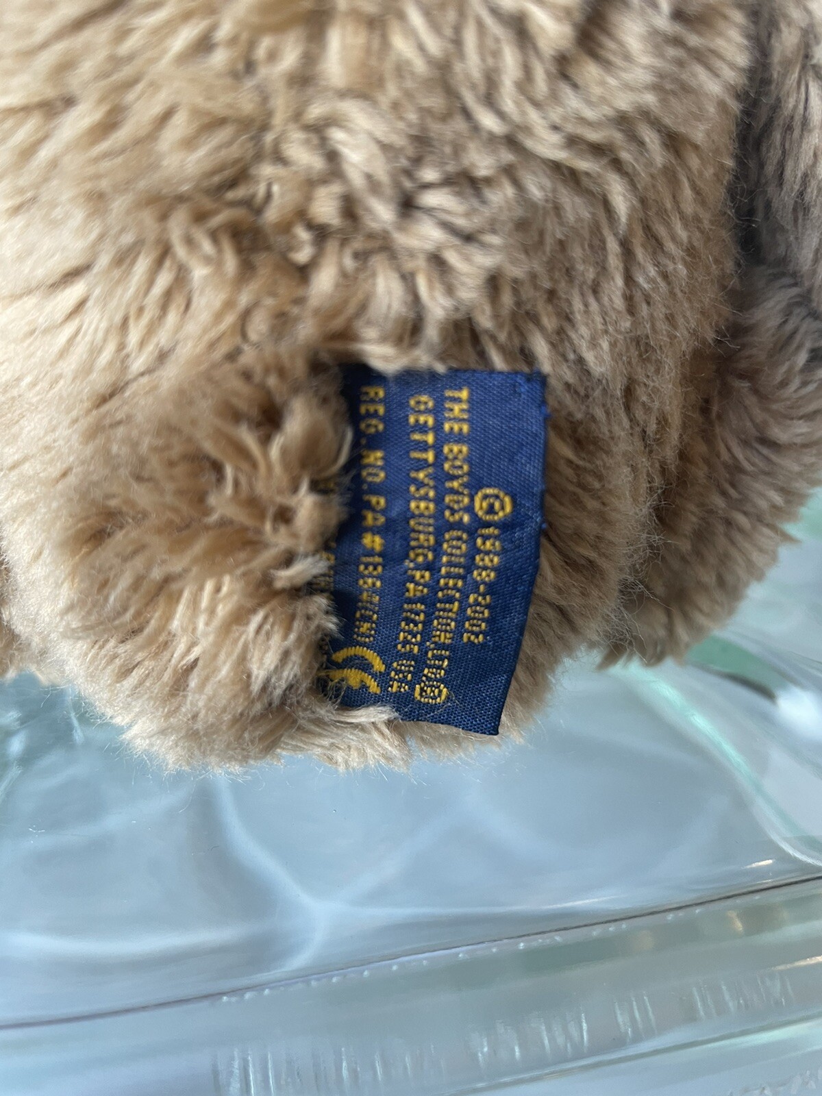 Boyds Bear JB Bean & Associates Mumbly B Bean Brown 1988-2002 Blue ...