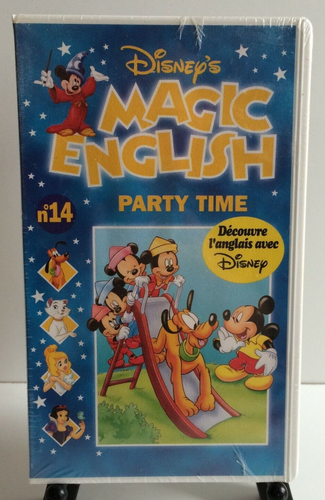 WALT DISNEY MAGIC ENGLISH PARTY TIME N°14 VHS 1996 Casete Video VHS ...