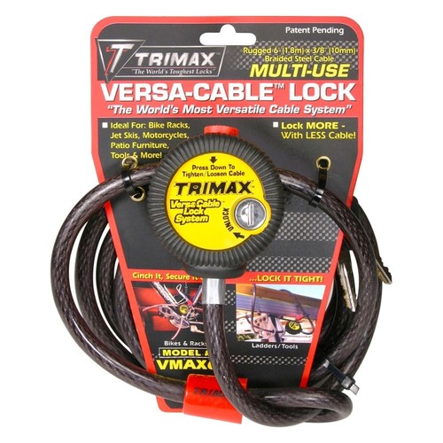 Trimax Multi-Use Versa-Cable Lock 797824101111| eBay