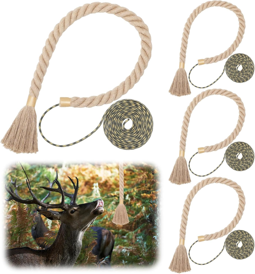 4 Pack Hemp Scrape Rope 30 Inch Scent for Deer Hunting Mock Brown | eBay