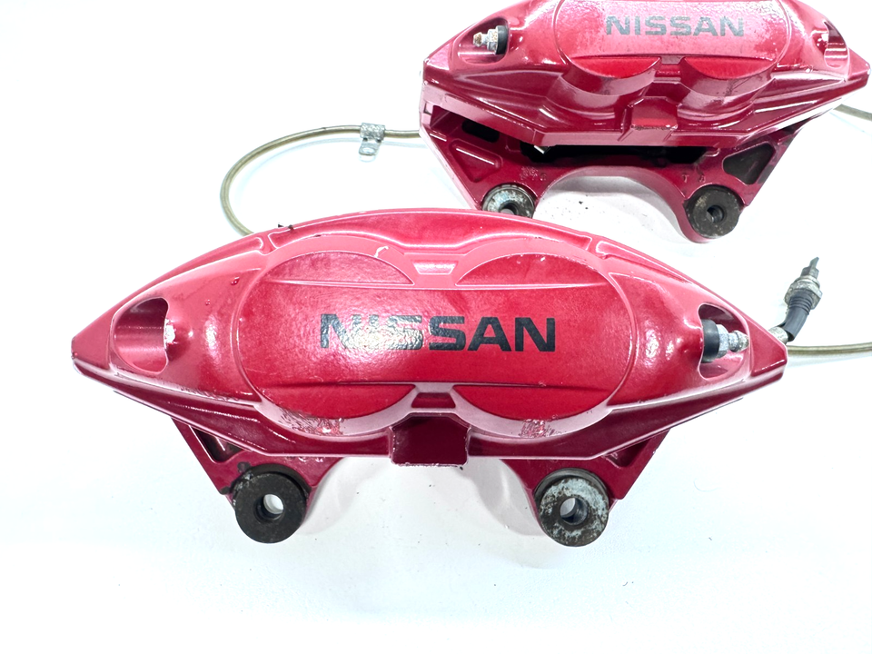 2009–2022 NISSAN 370Z NISMO FRONT BRAKE CALIPER SET OEM RED | eBay