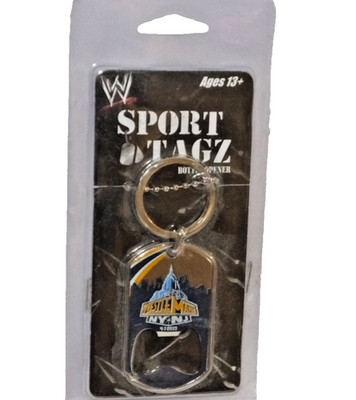WWE WrestleMania NYNJ 2013 Sport Tagz Bottle Opener Key Chain New ...