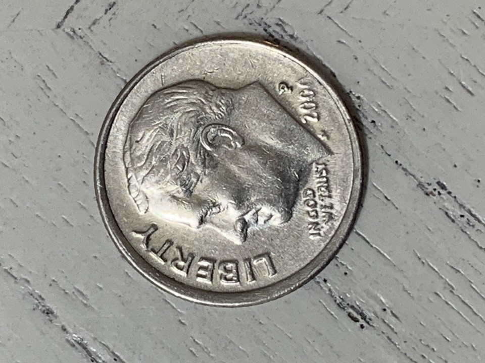 2000 P Roosevelt Dime Rim Error | eBay