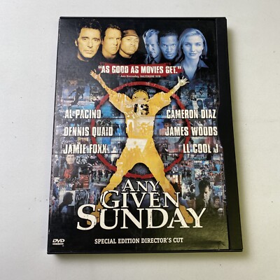 Any Given Sunday (DVD, 2000, Special Edition) 85391832225| eBay