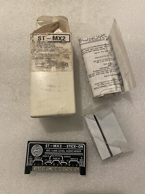 RDL ST-MX2 Two-Channel Audio Mixer with Mic/Line Inputs and Outputs ...