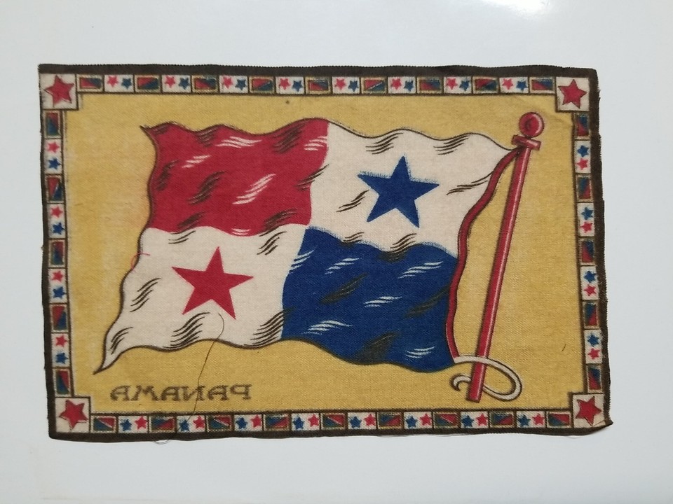 Panama Felt Flag ~ Tobacco Flannel Antique Cigarette Cigar Premium ...