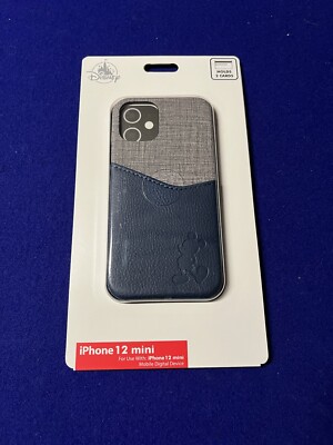 Disney Parks Mickey iPhone 12 mini Cover Case With Cardholder New | eBay