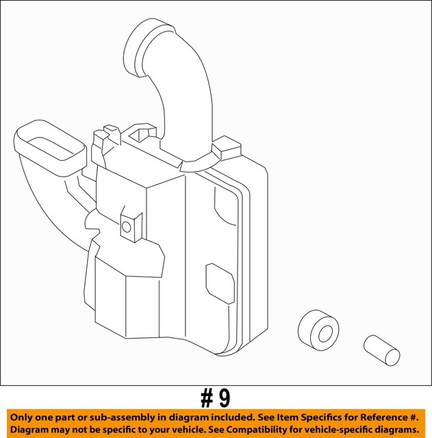 Air Intake Resonator Assembly Genuine Hyundai Accent 2012-2017 ...