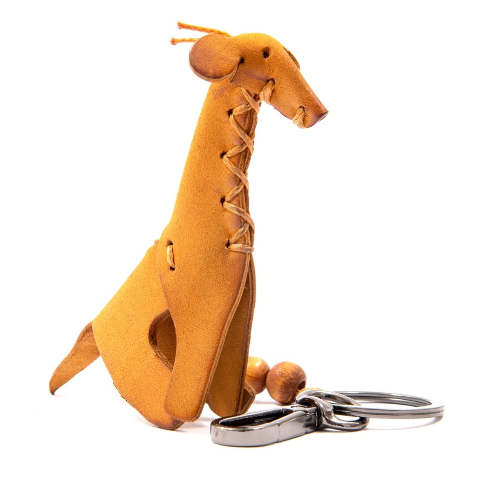 Leather Elephant Keychain, Charm for Women's Purse & Bags | Handmade ...